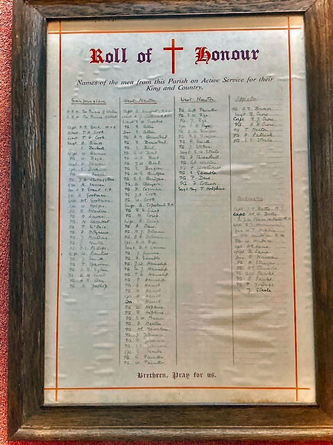 Roll of Honour - Norfolk - Sandringham Rectory