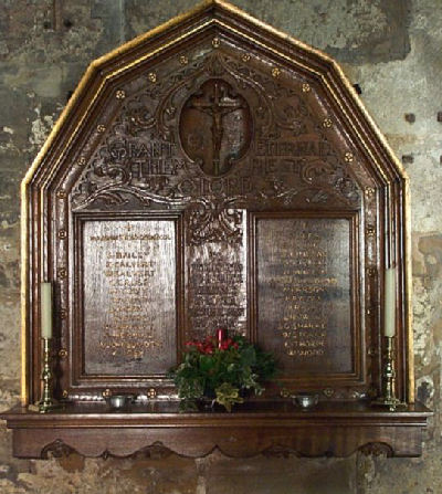Roll of Honour - Yorkshire - Badsworth and Thorpe Audlin